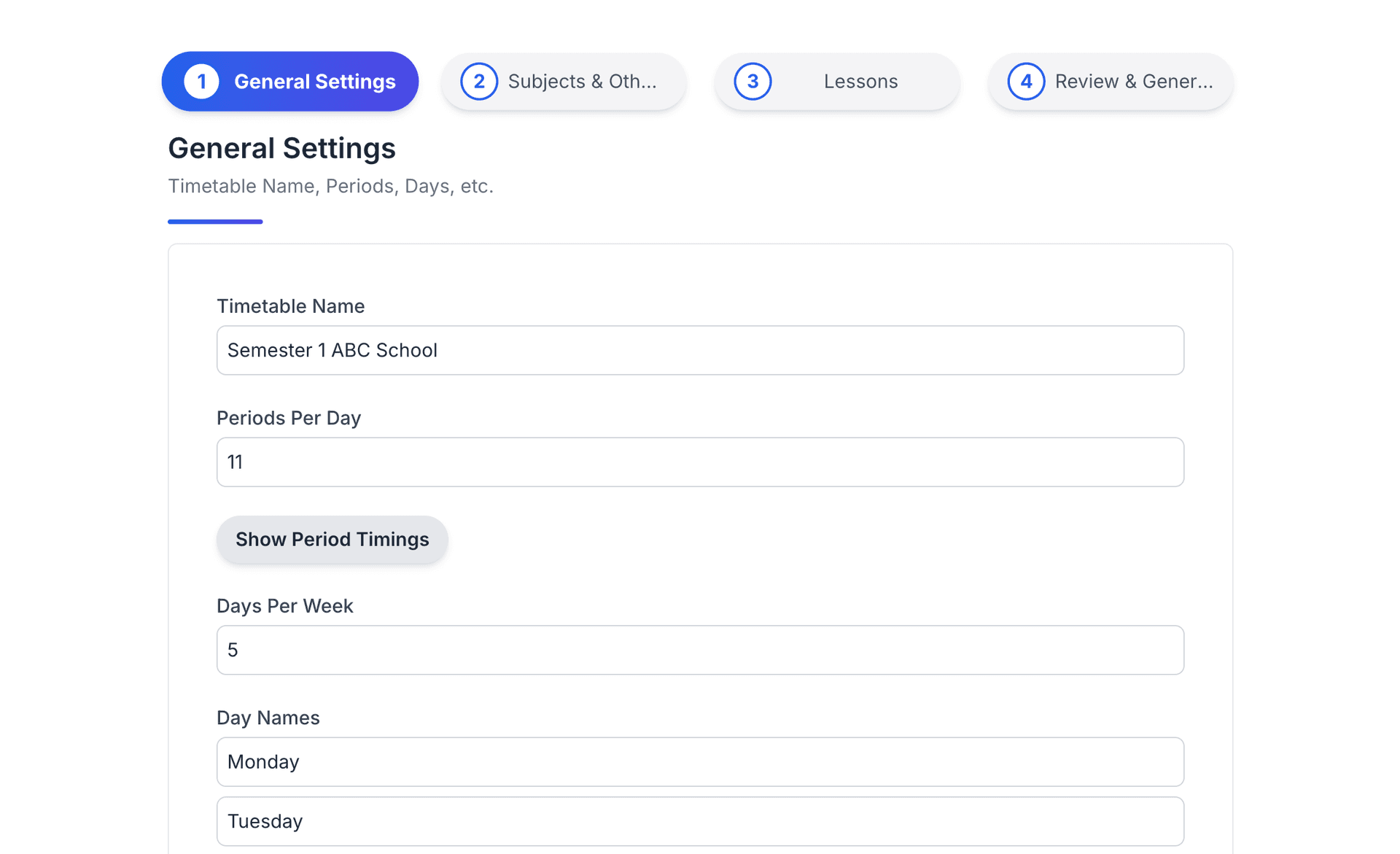 Make Timetable Online Free | TimetableMaster - School Scheduling Made Easy