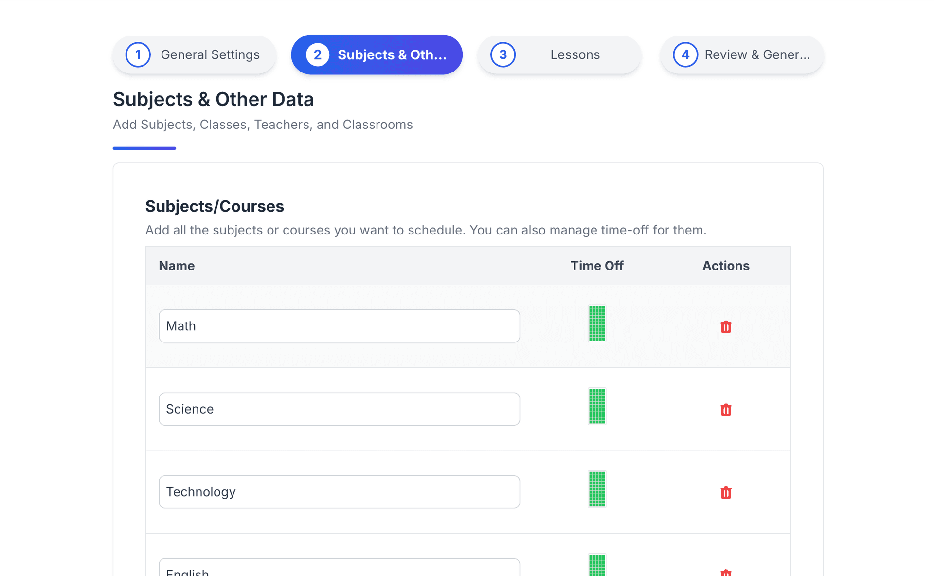 Make Timetable Online Free | TimetableMaster - School Scheduling Made Easy