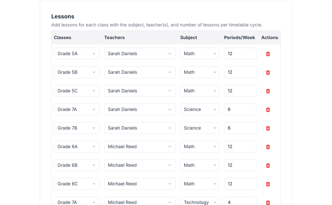 Make Timetable Online Free | TimetableMaster - School Scheduling Made Easy