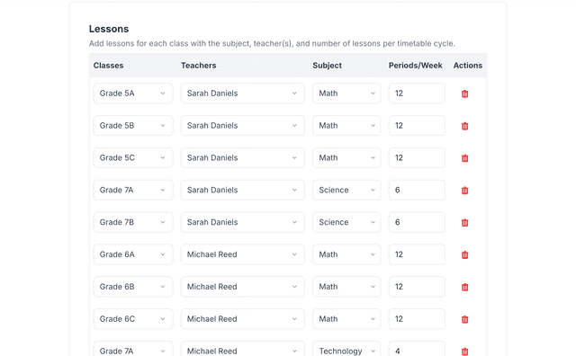 Make Timetable Online Free | TimetableMaster - School Scheduling Made Easy